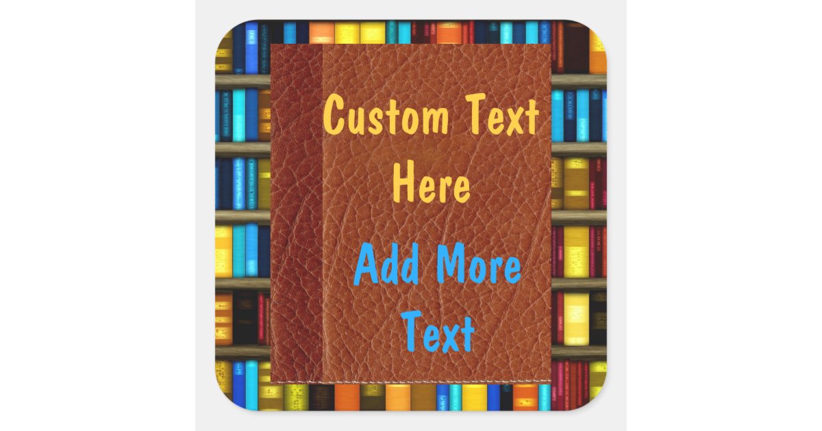 Custom Book Stickers | Zazzle