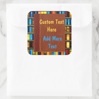 Custom Book Stickers | Zazzle