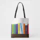 Custom Book Titles bookshelf Tote Bag | Zazzle