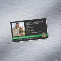 Custom Border Patrol Agent Military Photo Logo Business Card Magnet ...