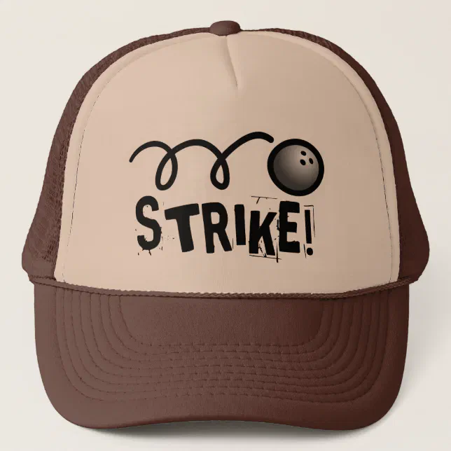 Custom bowling hat | Customizable cap | Zazzle