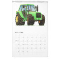 Custom Boys 4th Birthday Construction Truck Calendar | Zazzle