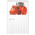 Custom Boys 4th Birthday Construction Truck Calendar | Zazzle