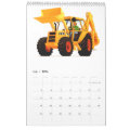 Custom Boys 4th Birthday Construction Truck Calendar | Zazzle