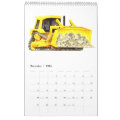 Custom Boys 4th Birthday Construction Truck Calendar | Zazzle