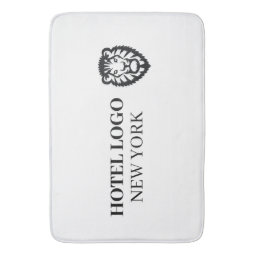 Custom Branded Amenities Hotel Logo Bath Mat | Zazzle