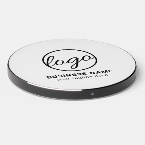 Custom Branded Company Promotional Business Logo Wireless Charger | Zazzle