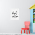 Custom Branded Company Simple Business Logo Poster | Zazzle