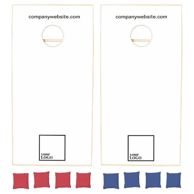Custom Branded Cornhole Bags Boards Cornhole Set | Zazzle