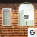 Custom Branded Door Lock QR Code Scan to Enter Window Cling | Zazzle