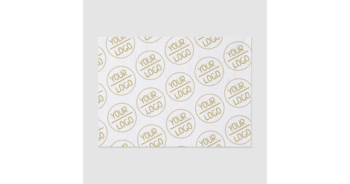 Custom Branded Logo Business Company Packaging Tis Tissue Paper | Zazzle