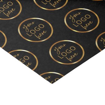 Custom Branded Logo Business Company Packaging Tissue Paper | Zazzle