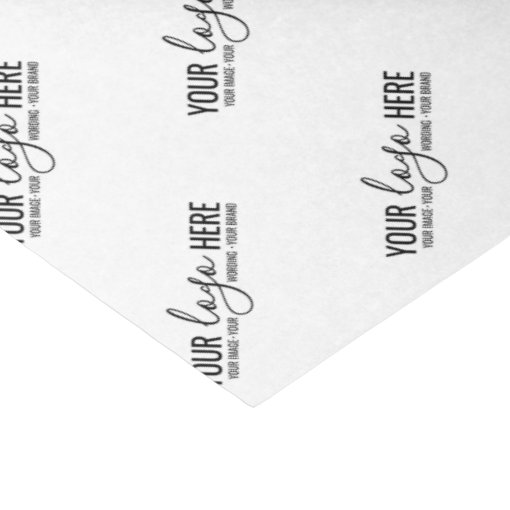 Custom Branded Logo Business Company Packaging Tissue Paper | Zazzle