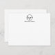 Custom Branded Simple Company Business Logo Note Card | Zazzle