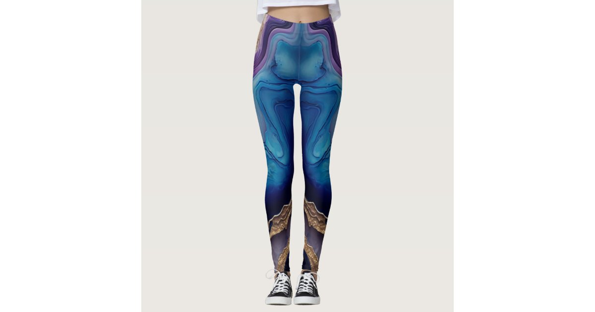 Custom Branded Simple Solid Leggings | Zazzle