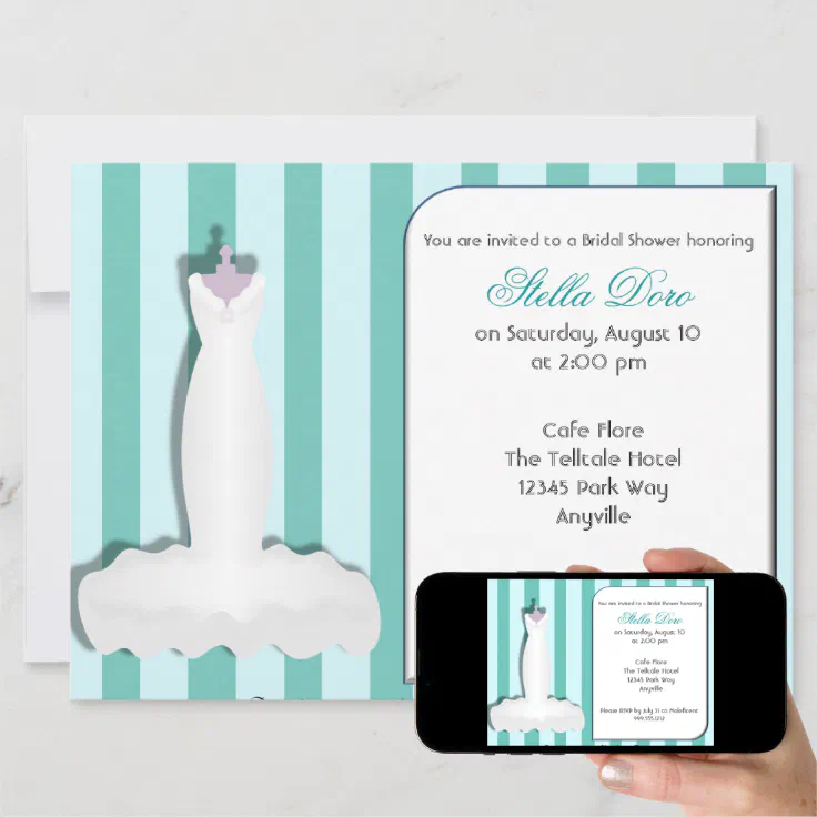 Custom Bridal Shower Invitations | Zazzle