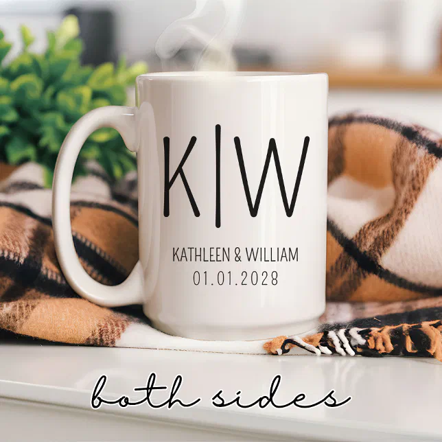 Custom Bride & Groom Mug, Wedding Favor for Couple Coffee Mug | Zazzle