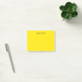 Custom Bright Yellow Post-it Notes | Zazzle
