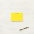 Custom Bright Yellow Post-it Notes | Zazzle