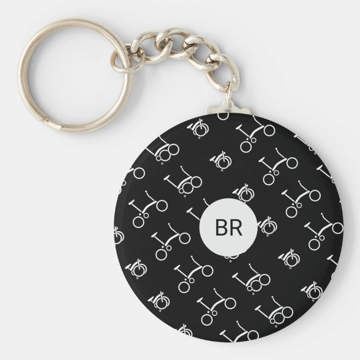 Custom Brompton Bicycle Premium Round Keychain | Zazzle.com