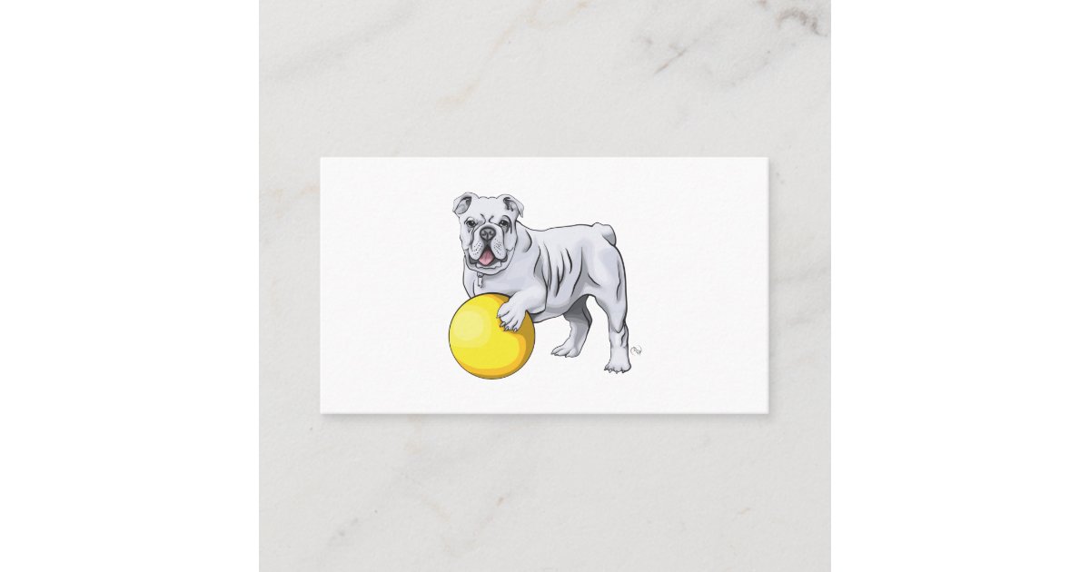 Custom Bulldog Business Cards | Zazzle