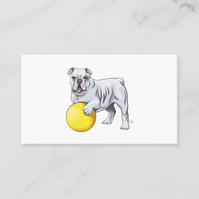 Custom Bulldog Business Cards | Zazzle