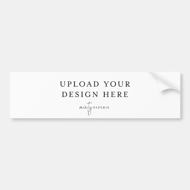 Custom Bumper Sticker | Zazzle