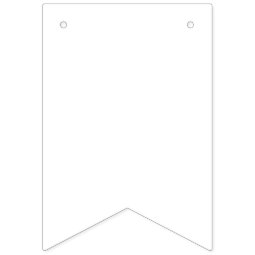 Custom Bunting Banner - Swallowtail | Zazzle