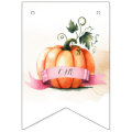 Custom Bunting Banner Template Fall Birthday | Zazzle