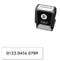 Custom Business Account Number Self-inking Stamp | Zazzle