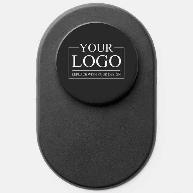 Custom Business ADD LOGO Company Professional PopSocket | Zazzle
