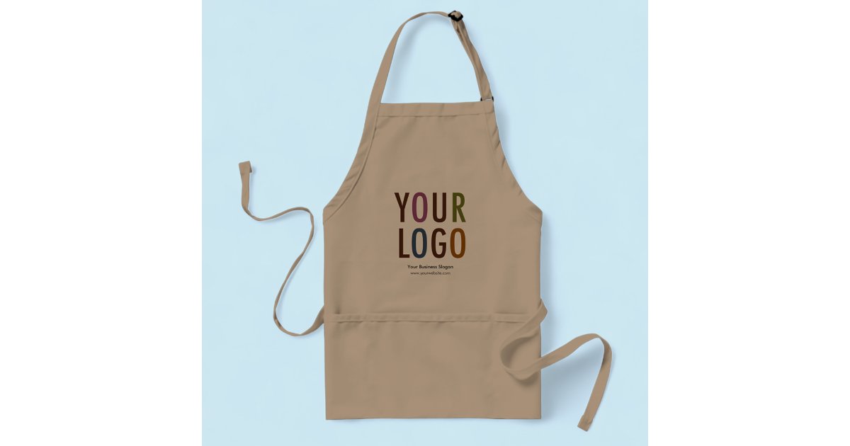 Custom Business Apron Company Logo Employee Staff | Zazzle