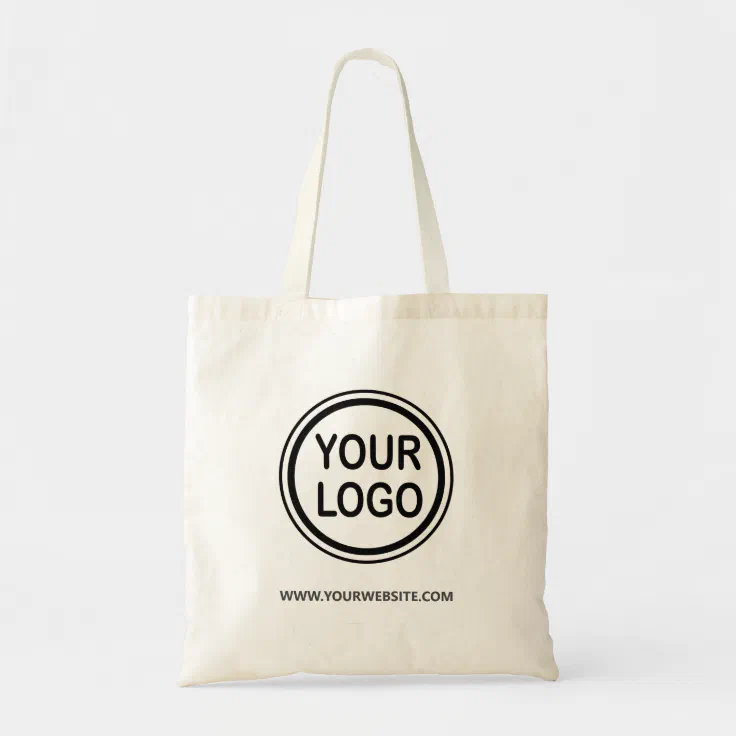 Custom Business Branding Logo Template Tote Bag | Zazzle