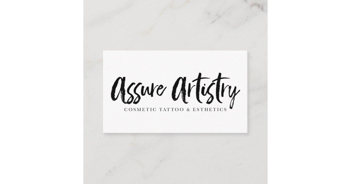 Custom Business Cards: Assure Artistry Business Card | Zazzle