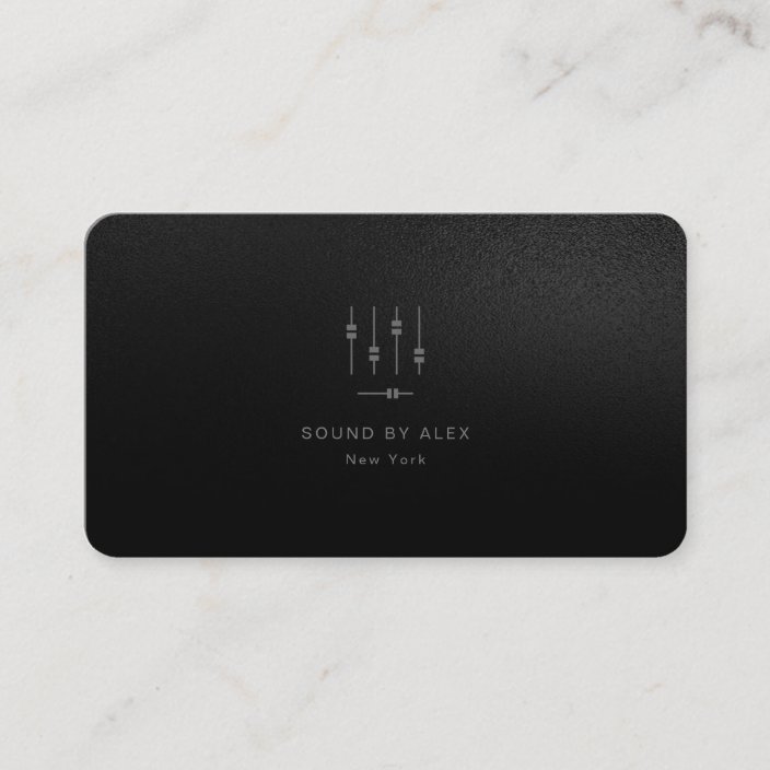 Custom Business Cards for Audio Engineer | Zazzle.com