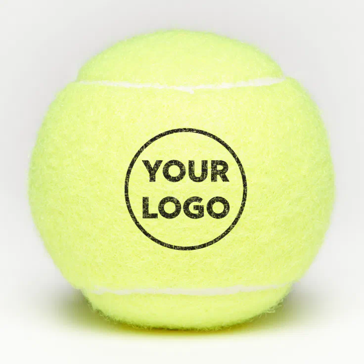 Custom Business Company Logo Branded Tennis Balls | Zazzle