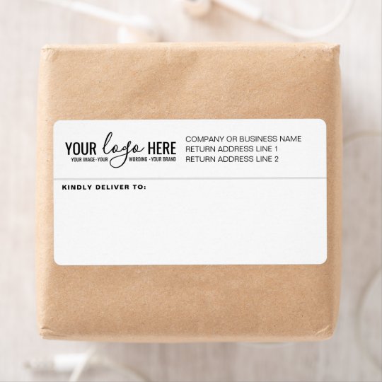Custom Business Company Logo Branding Mailing Label | Zazzle.com