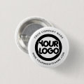 Custom Business Company Logo Button | Zazzle