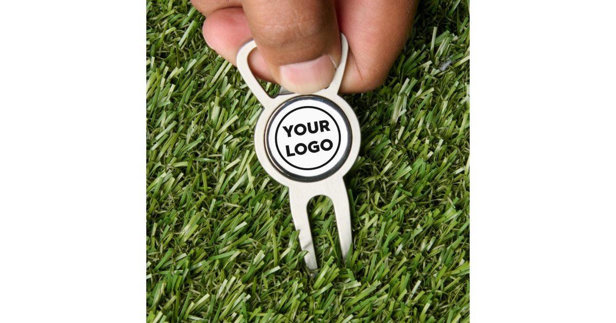 Custom Business Company Logo Divot Tool | Zazzle