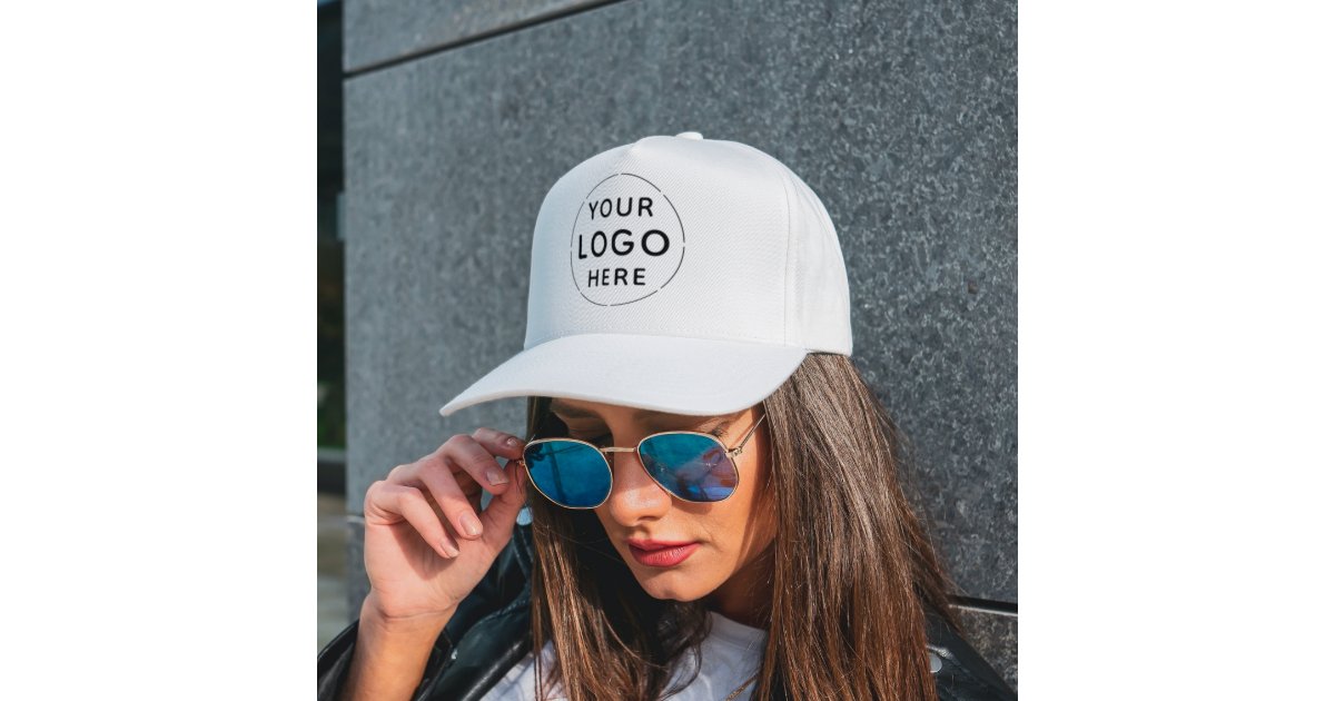 Custom Business Company Logo Employee Staff Promo Trucker Hat | Zazzle