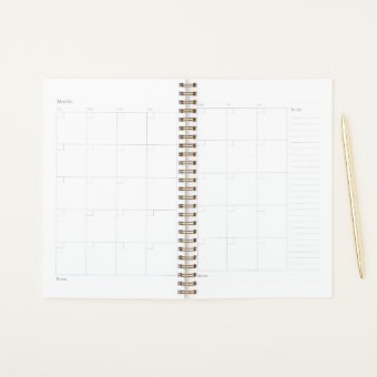 Custom Business Company Logo Promotional Office Planner | Zazzle