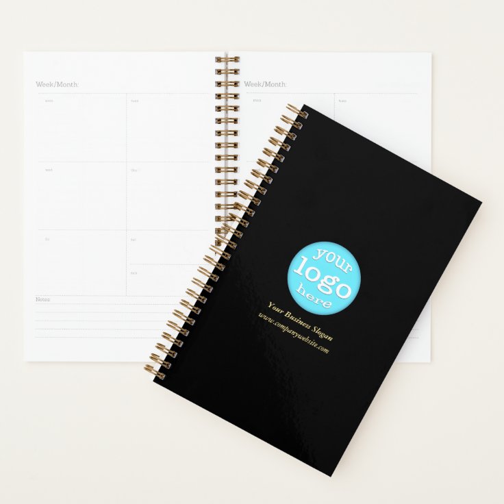 Custom Business Company Logo Promotional Office Planner | Zazzle
