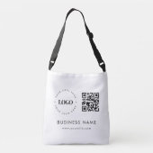 Custom Business Company Logo QR Code Scan & Text Crossbody Bag | Zazzle