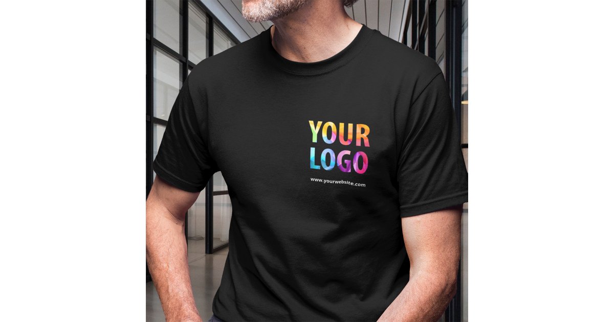 Custom Business Corporate Logo Employee Uniform T-Shirt | Zazzle