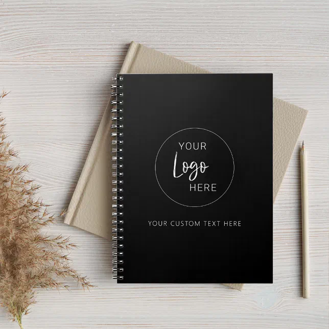 custom business corporate logo promotional notebook | Zazzle