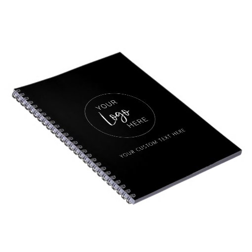 custom business corporate logo promotional notebook | Zazzle