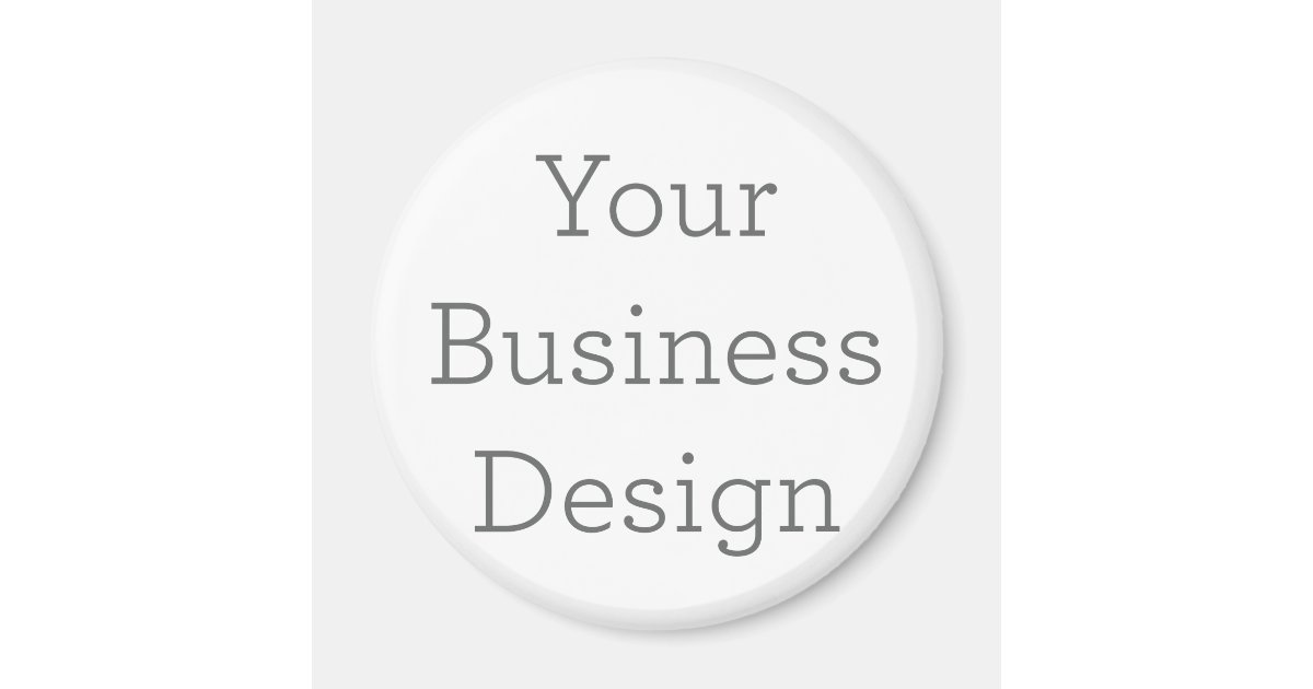 Custom Business Design Magnet | Zazzle