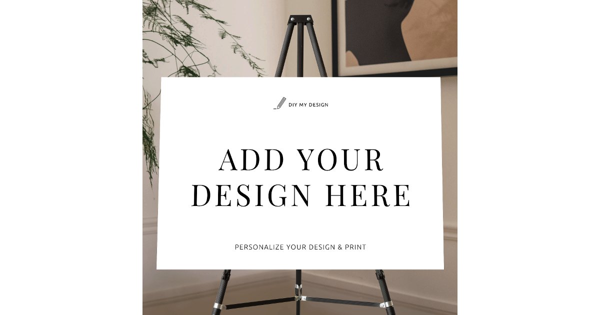 Custom Business Event Sign Printing 36x24" Board | Zazzle