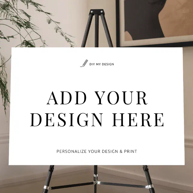 Custom Business Event Sign Printing 36x24" Board | Zazzle