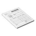 Custom Business Invoice Order Form Logo Notepad | Zazzle